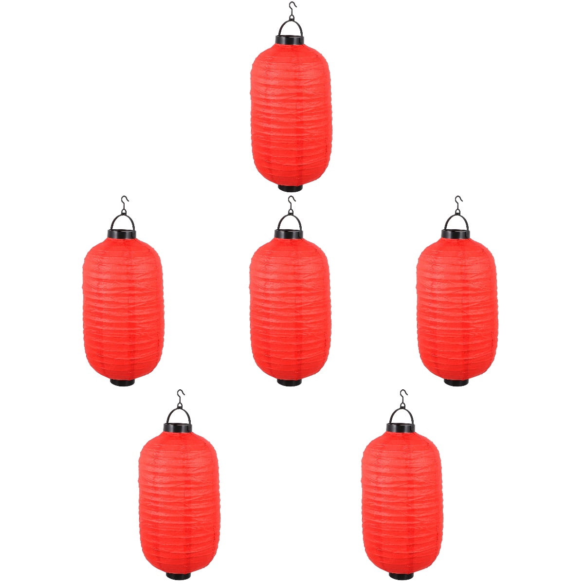 Masteelf 6pcs Traditional Chinese Japanese Paper Lanterns with LED ...