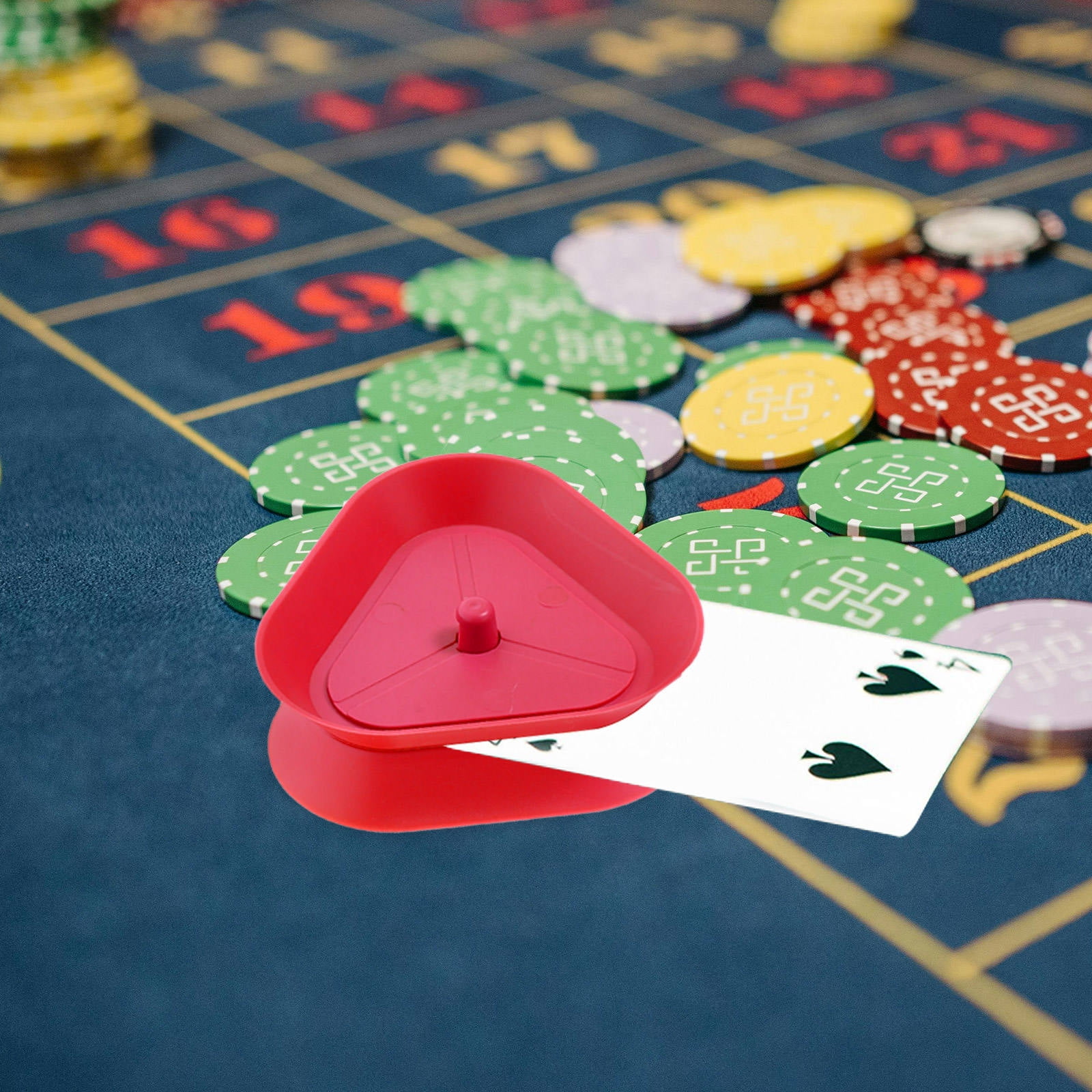 Masteelf 6pcs Triangle Poker Stand Holders Plastic Bridge Card Holders ...