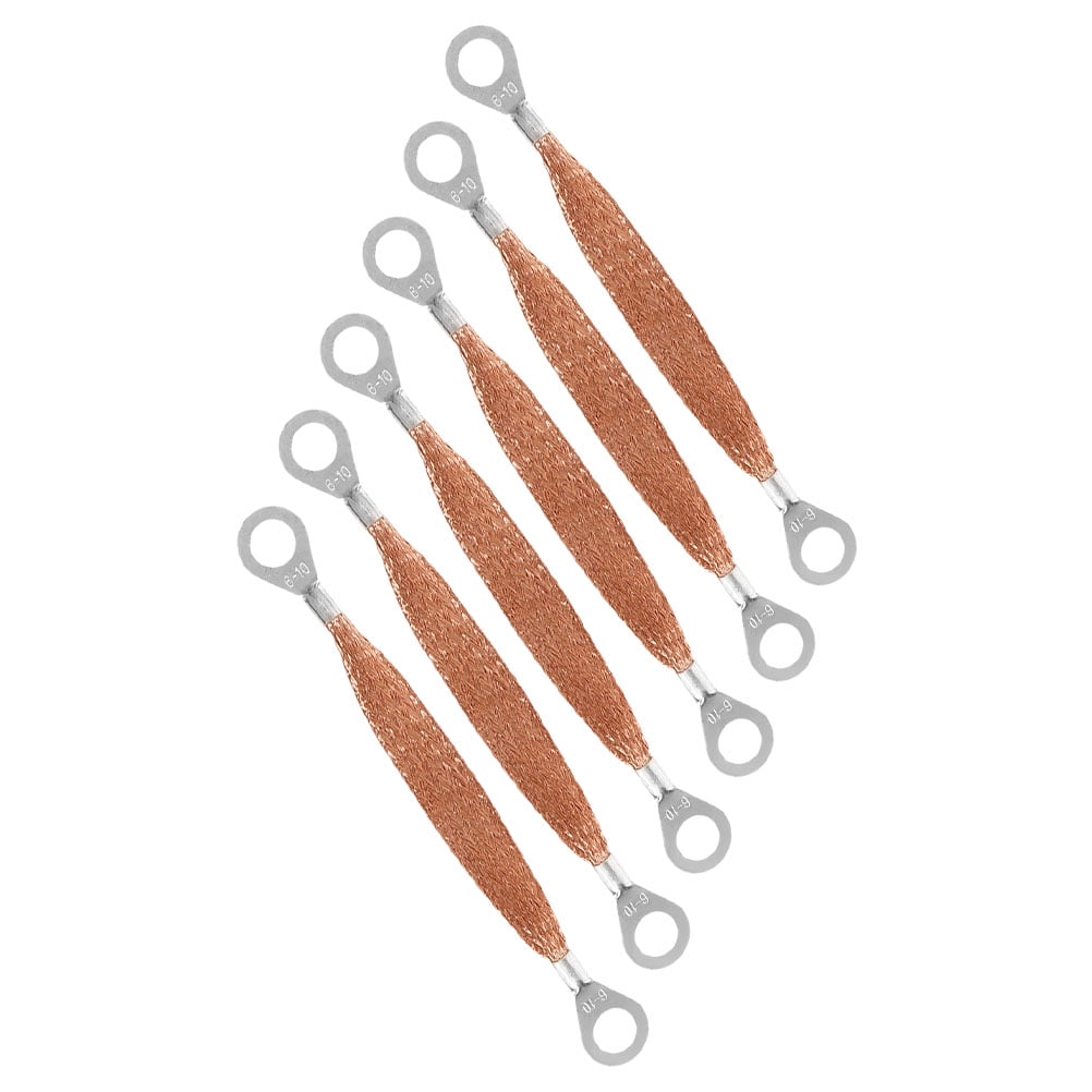 Masteelf 6pcs Universal Ground Straps Automotive Copper Ground Strap ...