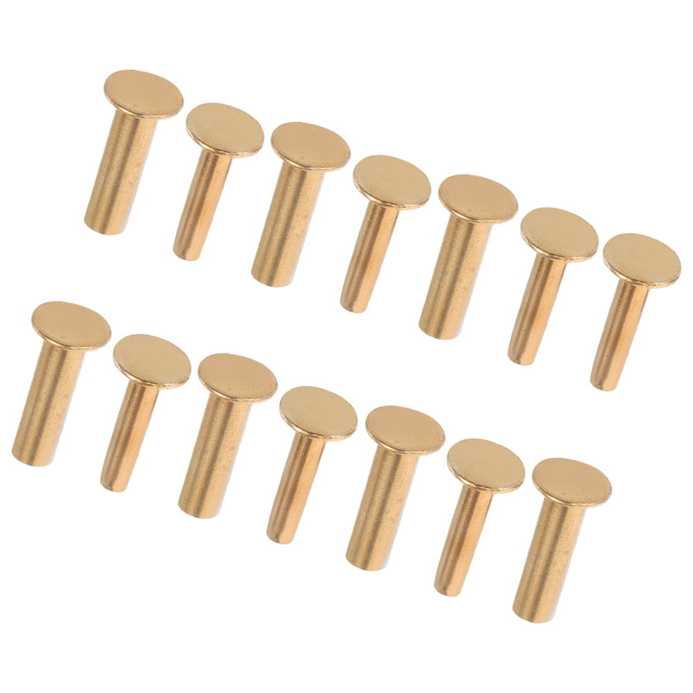 Masteelf 7 Pairs Diy Knife Handle Rivets And Screws Copper Rivet Tools ...