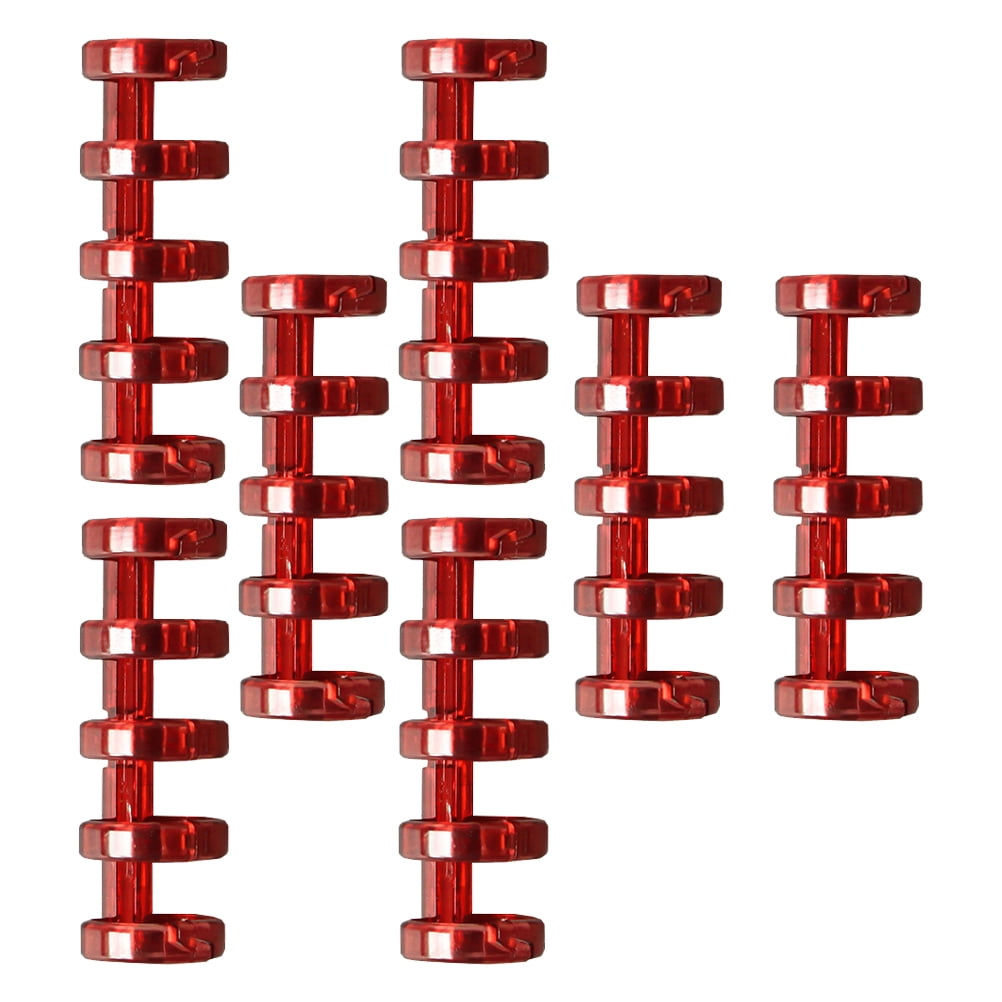 Masteelf 7 Pcs Book Clip Ring Loose Leaf Binders Five-hole Binder ...