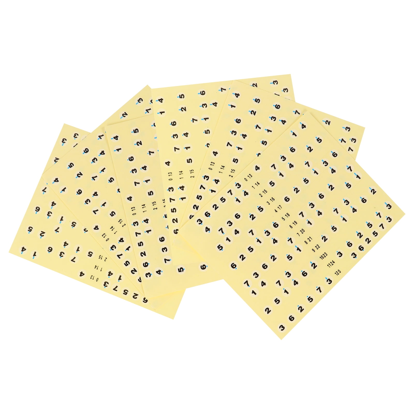 Masteelf 7 Pcs Guitar Finger Guards Notation Stickers Fingerboard Note ...