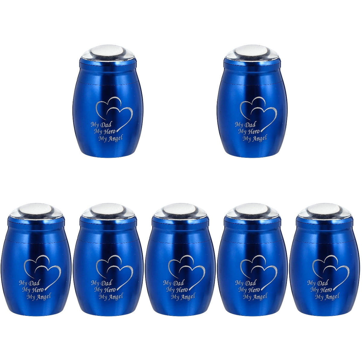 Masteelf 7 pcs Simple Funeral Urn Bone Ashes Cremation Container Family ...