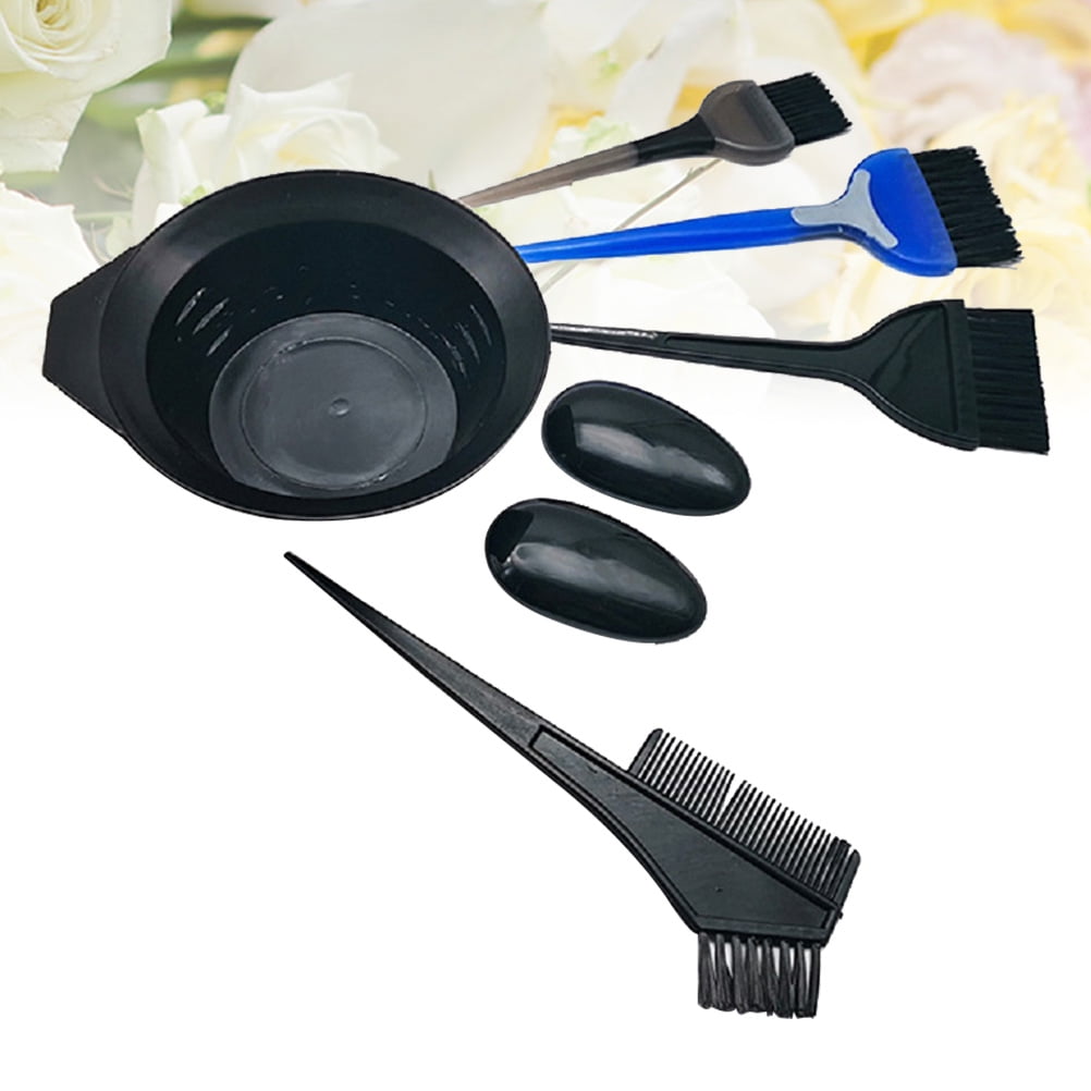 Masteelf 7Pcs Practical Hair Dye Tool Kit Complete Hair Coloring Set Useful DIY Dyeing Tool Set ...