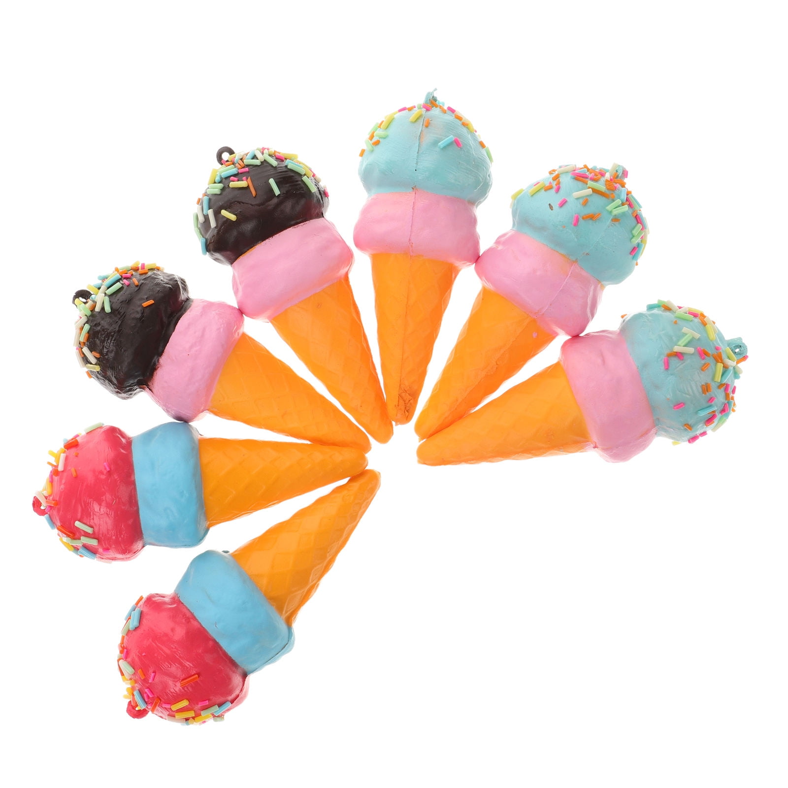 Masteelf 7pcs Fake Ice Cream Props Simulation Ice Cream Toys Artificial ...