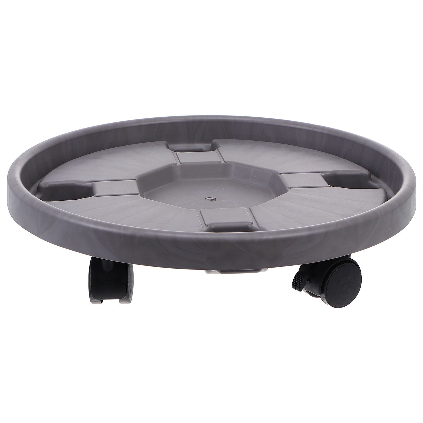 Masteelf 7pcs Round Planter Movable Stand with Wheels Flower Pot ...