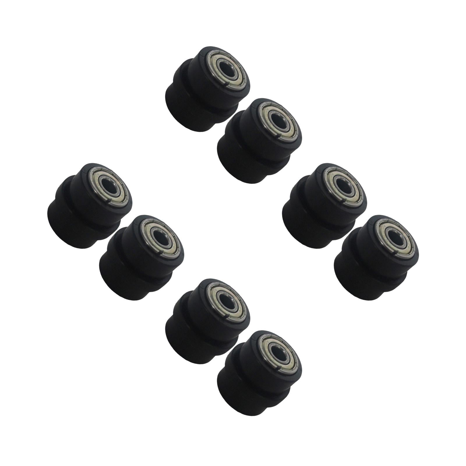 Masteelf 8 PCS Chain Roller Pulley Tensioner Wheel Guide for Motorcycle ...