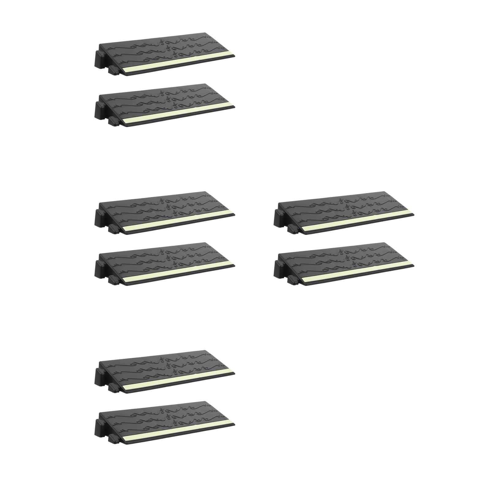 Masteelf 8 Pcs Door Threshold Ramp Wheelchair Ramp Entry Ramp with ...