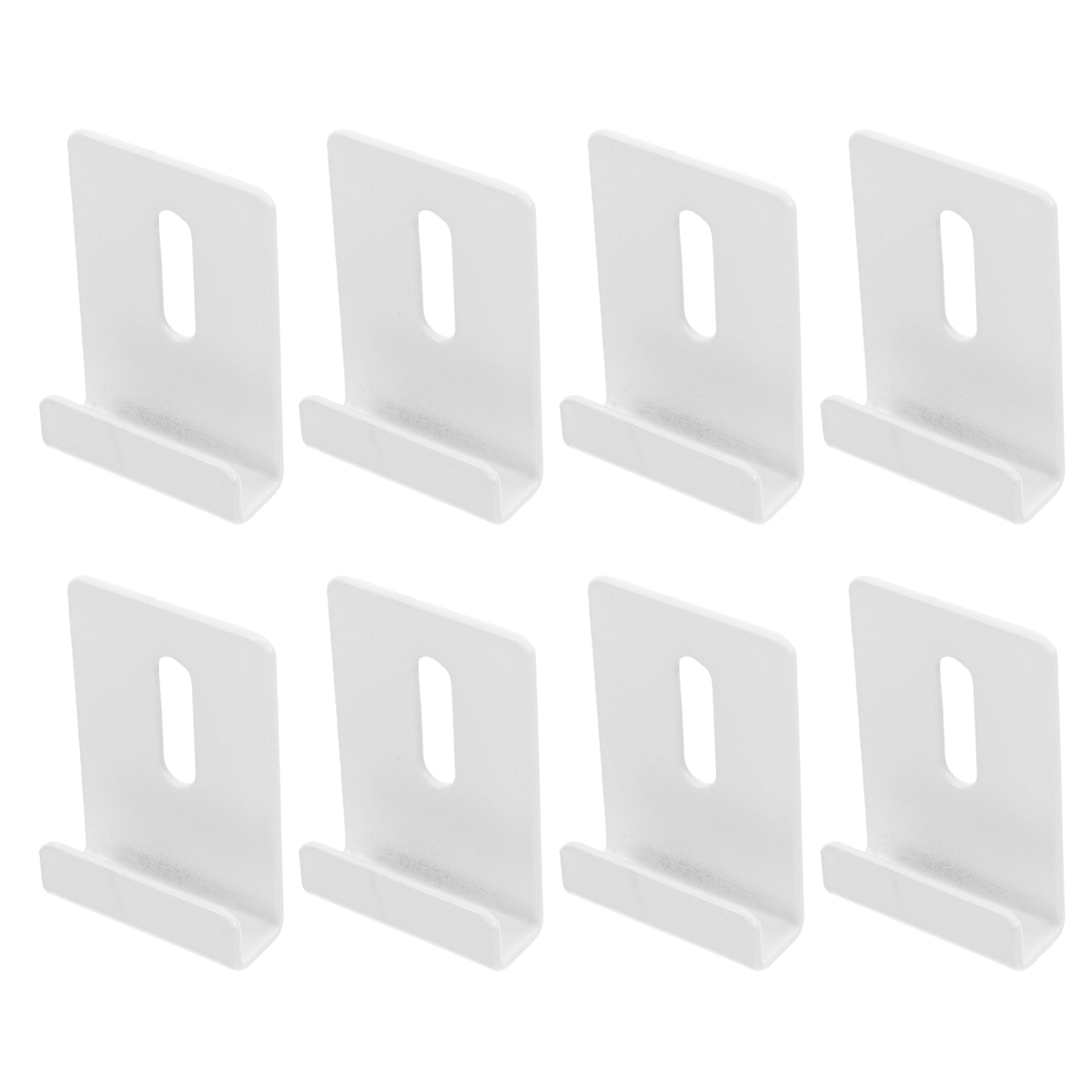 Masteelf 8 Pcs Glass Inserts for Cabinet Doors Brackets Mirror Pool ...