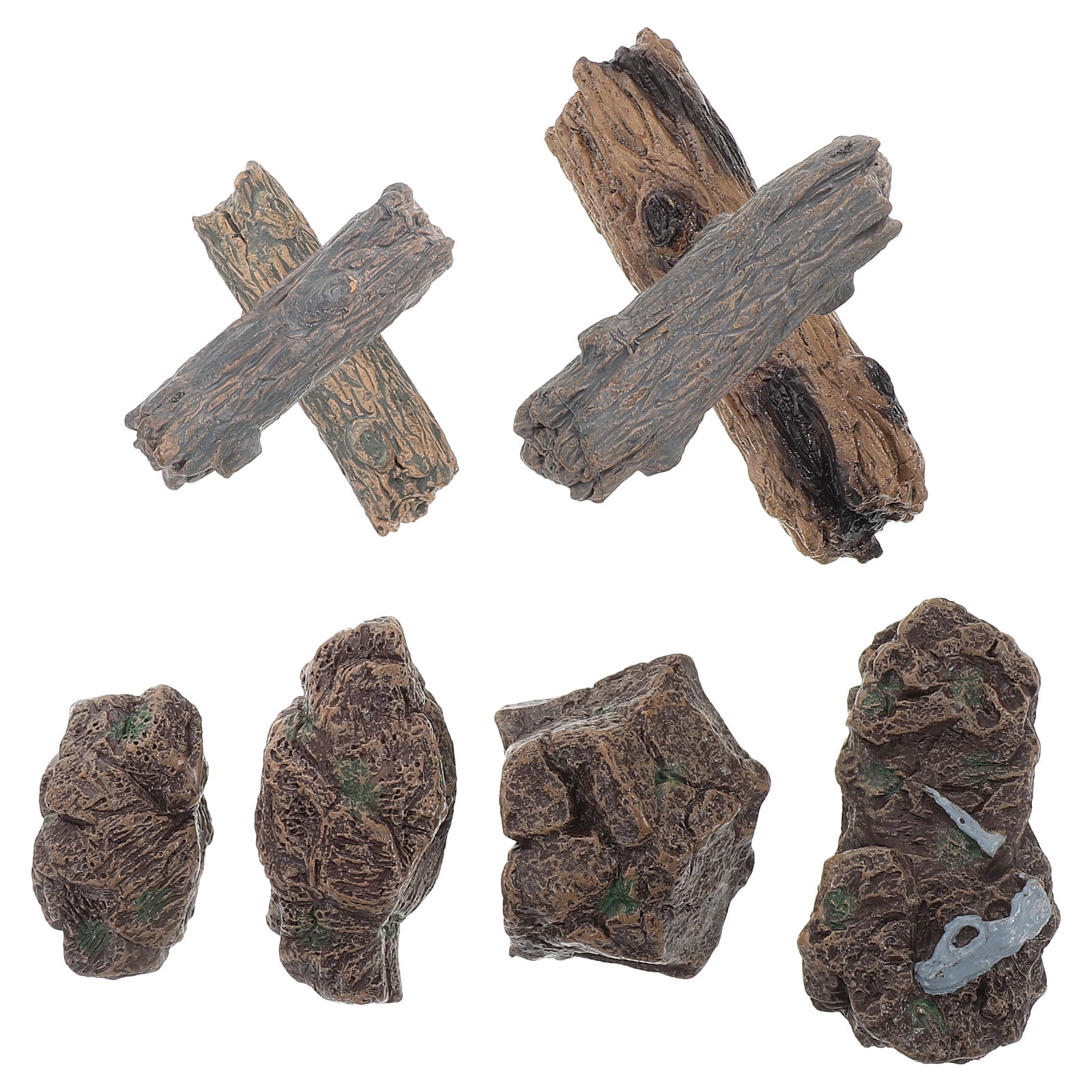 Masteelf 8 Pcs Model Train Scenery Outdoor Gasket Fake Tree Stump Pipe ...