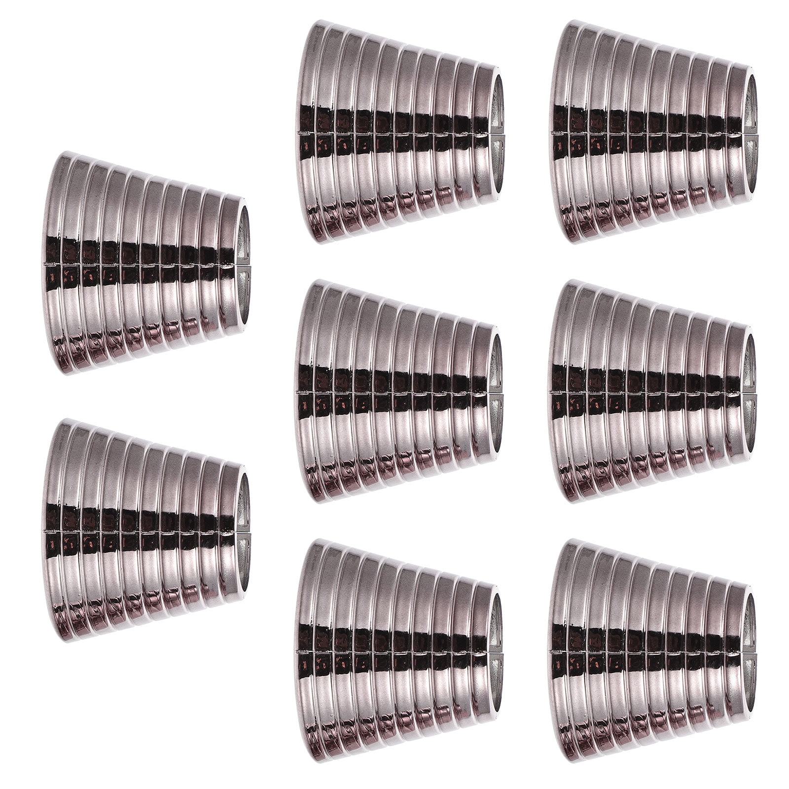 Masteelf 8 Pcs Ponytail Ring Cuffs Rhinestone Holder Ponytails Thin ...
