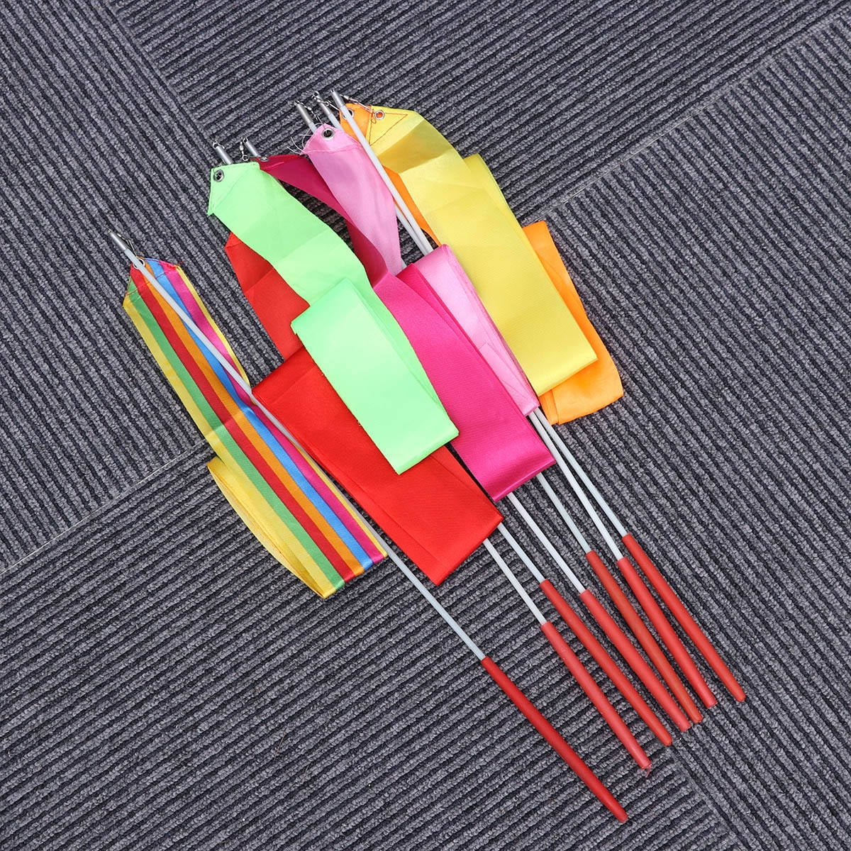 Masteelf 8 Pcs Rainbow Ribbon Streamer Dancing Dance Ribbon Child 8pcs - Walmart.com