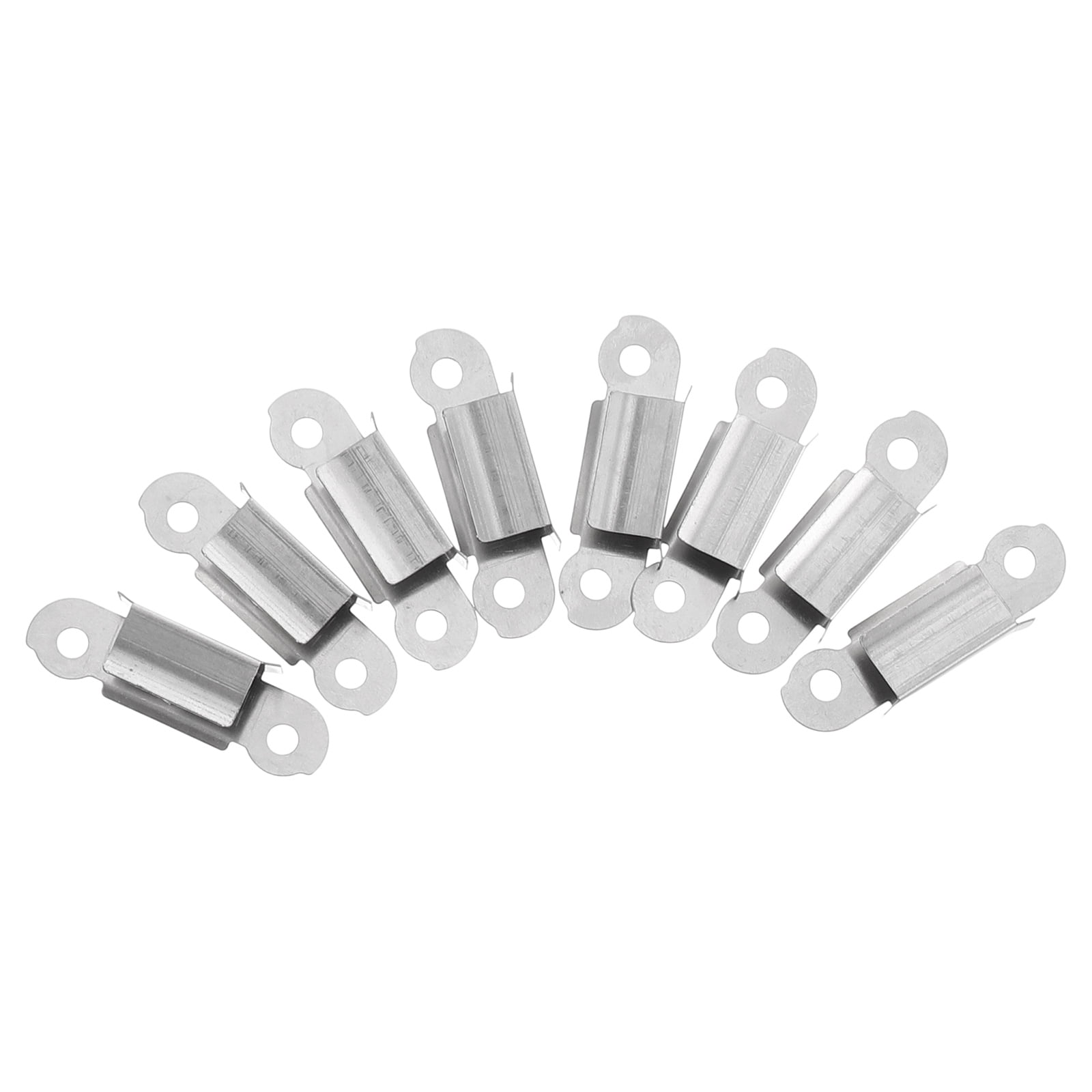 Masteelf 8 Pcs Securing Clip Door Hot Glue Sticks Cabinet Hinges Silver ...