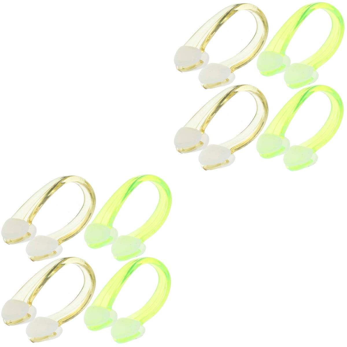 Masteelf 8 Pcs Silicone Nose Clip Universal Swimming Nose Plug Adults ...