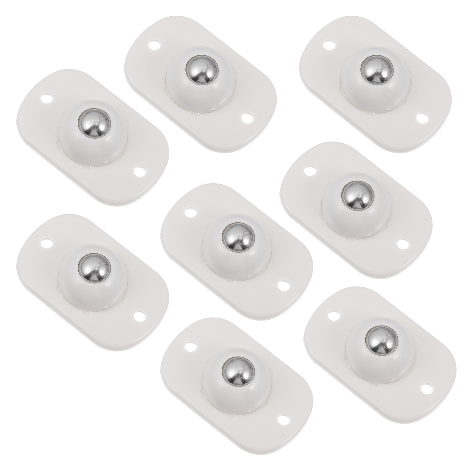 Masteelf 8 Pcs Sticky Self Adhesive Storage Box Rollers Universal Wheel ...