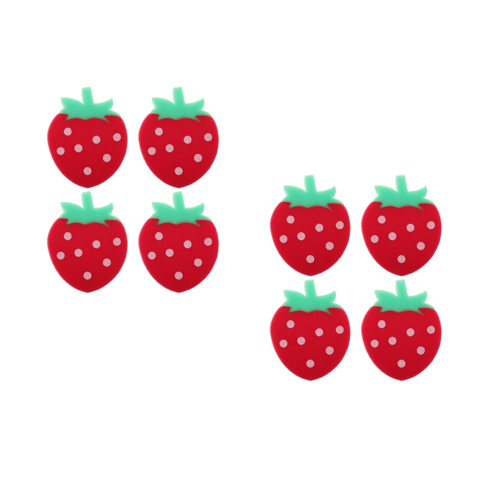 Masteelf 8 Pcs Strawberry Shaped Bath Sponges Kid Bath Toys Sponges ...