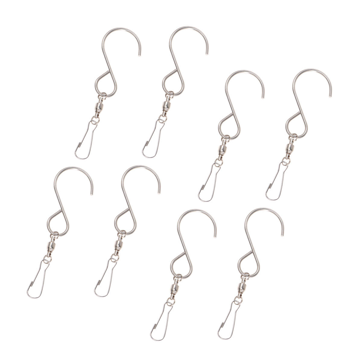 Masteelf 8 Pcs Swivel Hooks Clips Ceiling Versatile Rotating Display ...