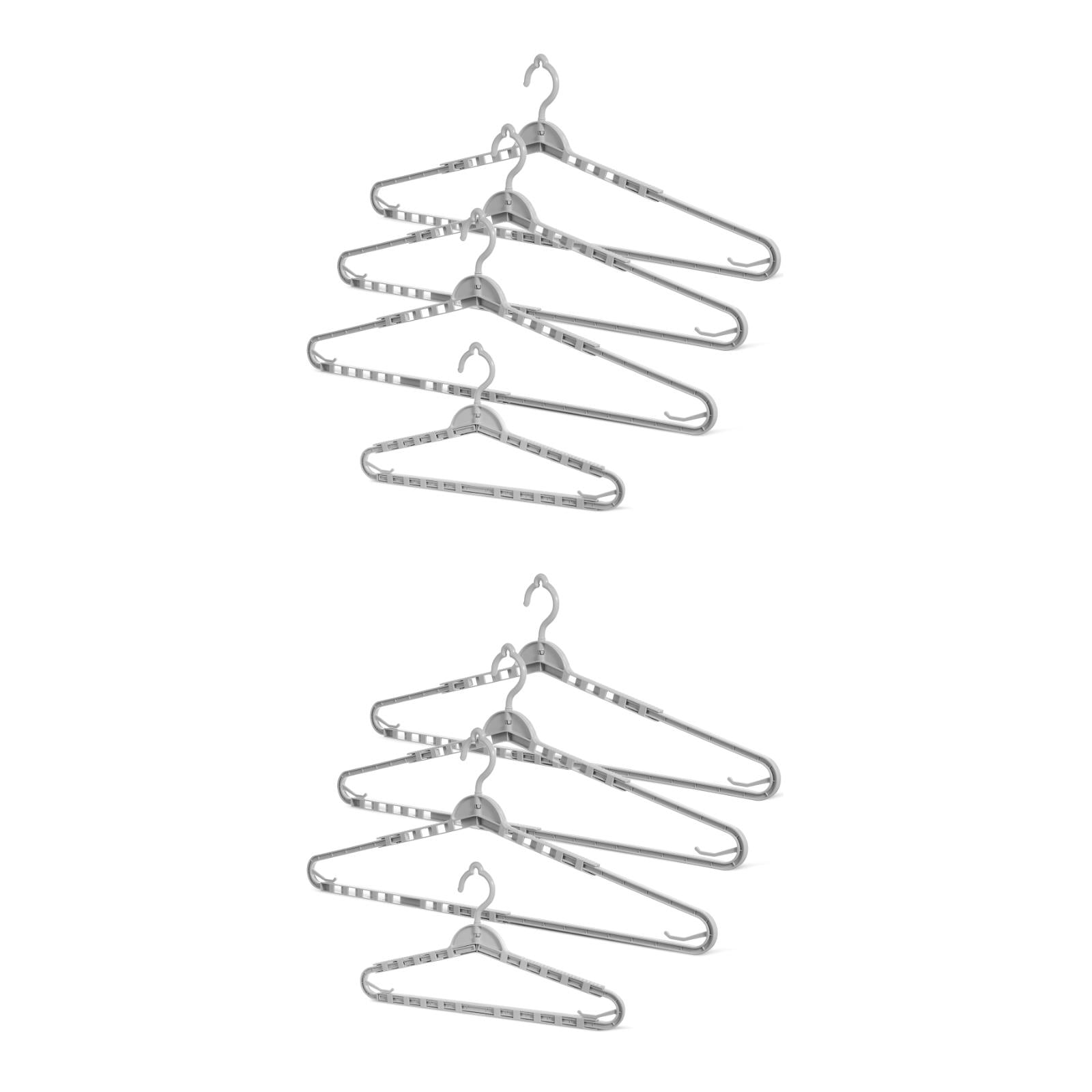 Masteelf 8 Pcs Wide Hangers Retractable Hangers For Clothes Quilt ...