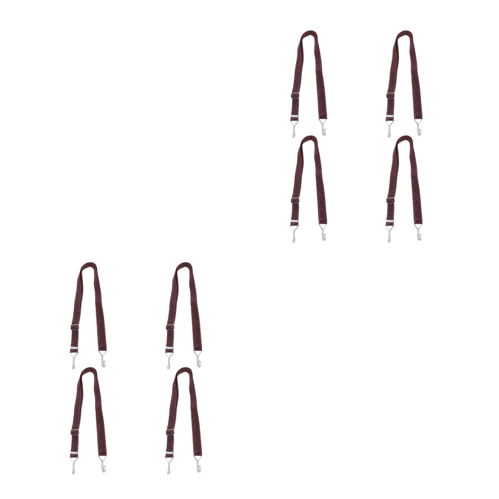 Masteelf 8 pcs Adjustable Bungee Cords Long Flat Elasticity Ropes Heavy ...