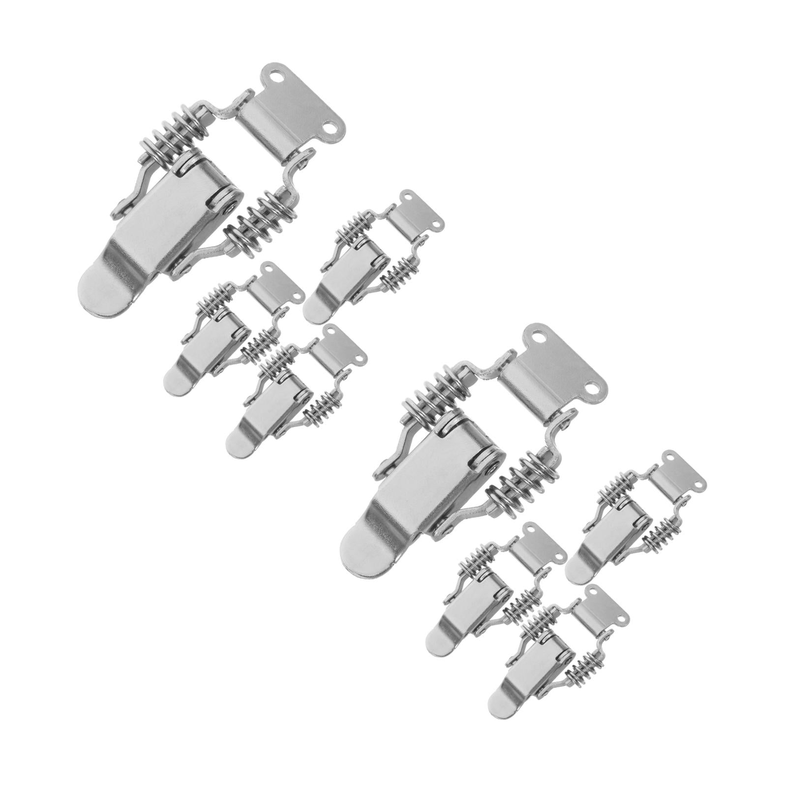 Masteelf 8 pcs Adjustable Iron Spring Hasp Lock Heavy Duty Compression Latch for DIY Projects ...