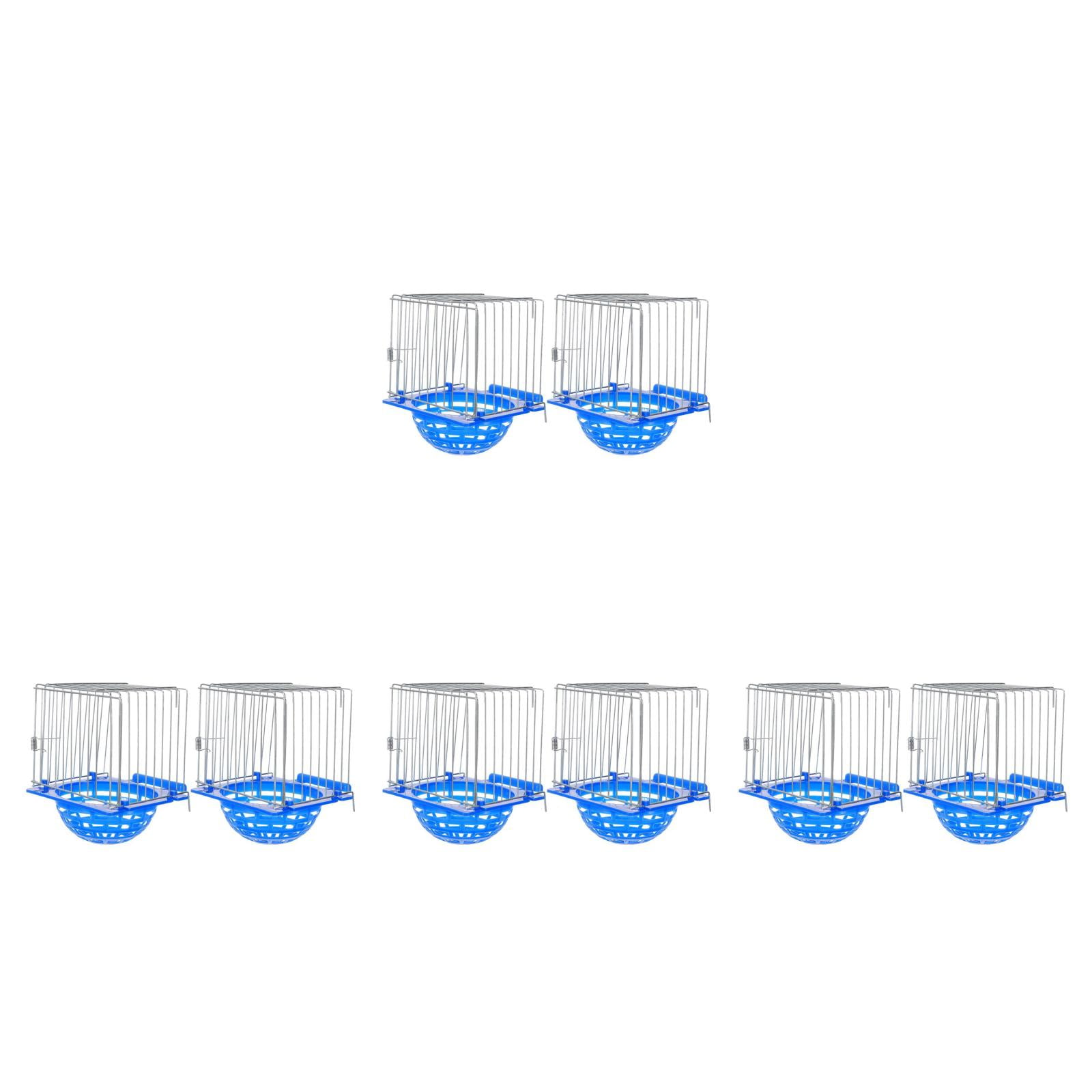 Masteelf 8 pcs Bird Nesting Small Cage for Finch and Parrot Hollow Bird ...