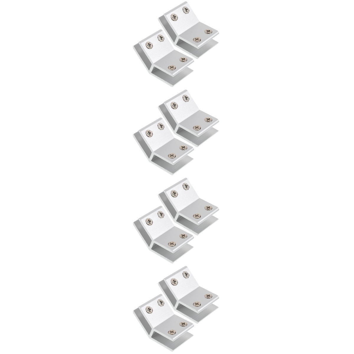 Masteelf 8 pcs Glass Shelf Clamp Glass Fixation Clip Glass Shelf ...