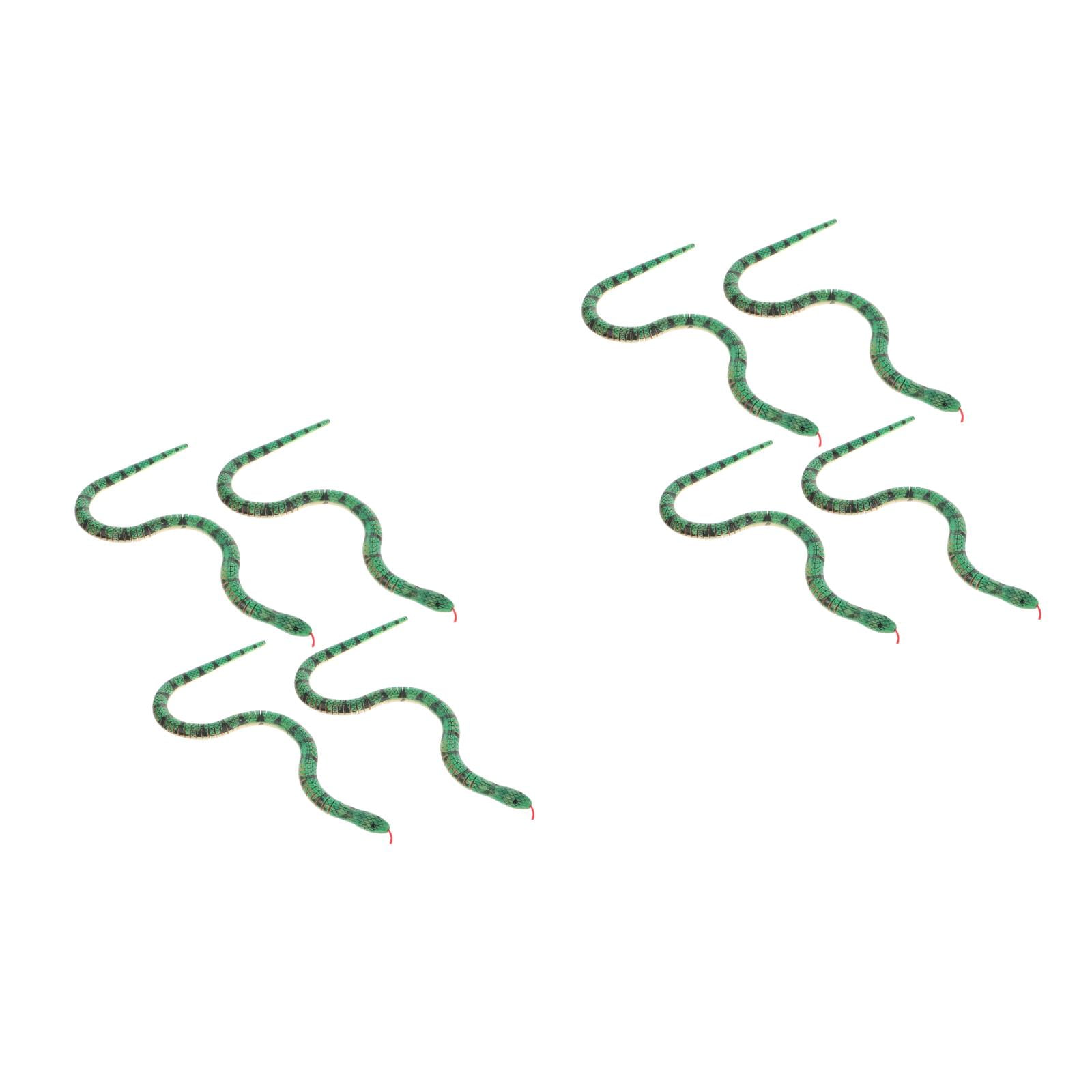 Masteelf 8 pcs Halloween Wooden Snake Toys DIY Wooden Snake Kit ...