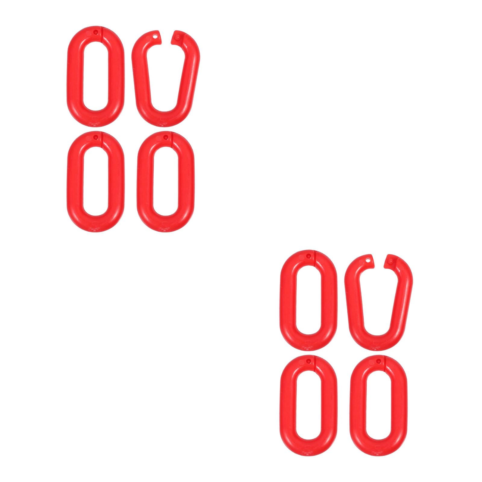 Masteelf 8 pcs Plastic Chain Links Safety Barrier Chains Links Light ...