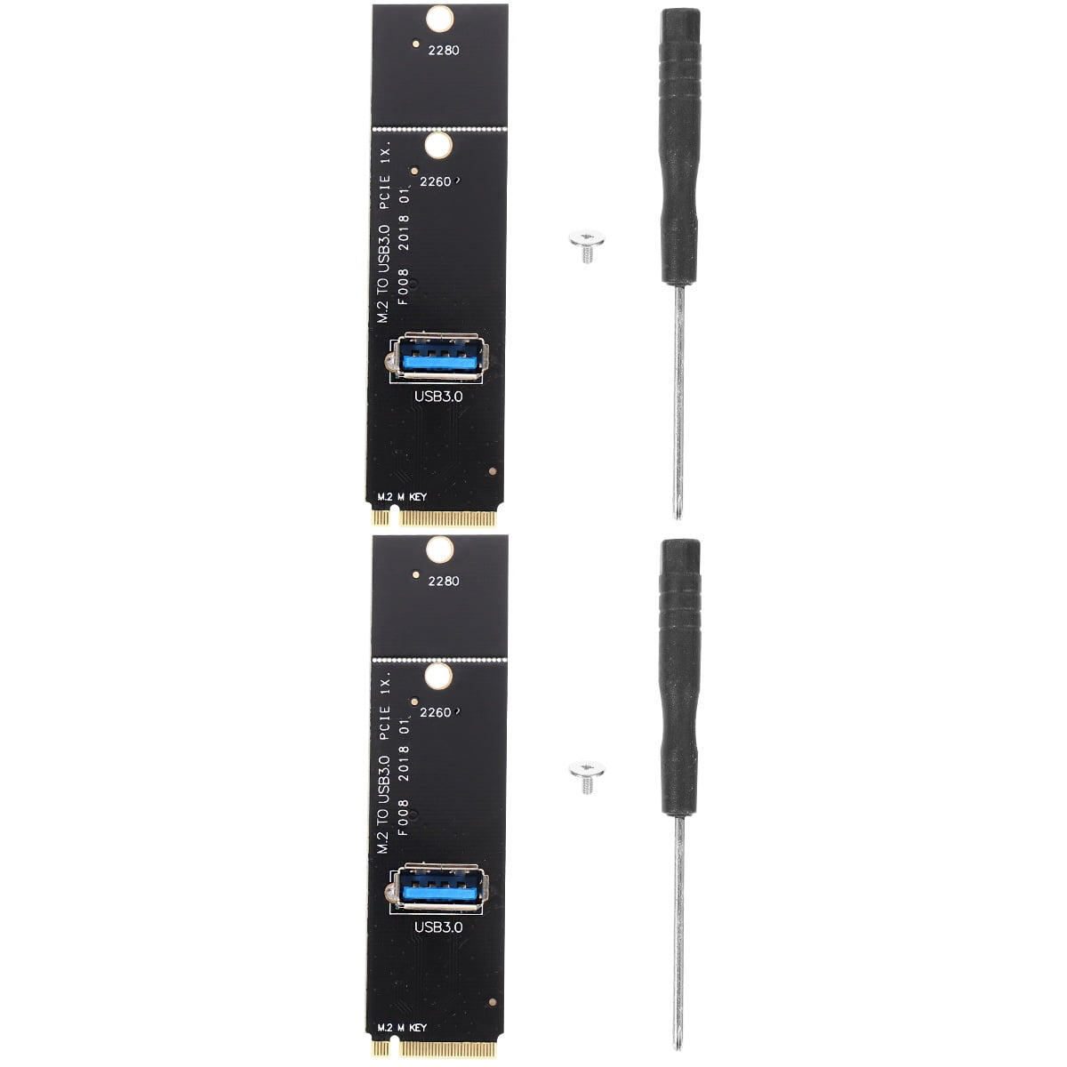 Masteelf 8 pcs Practical .2 to PCIE Adapter Cards USB 3.0 PCIE Computer ...