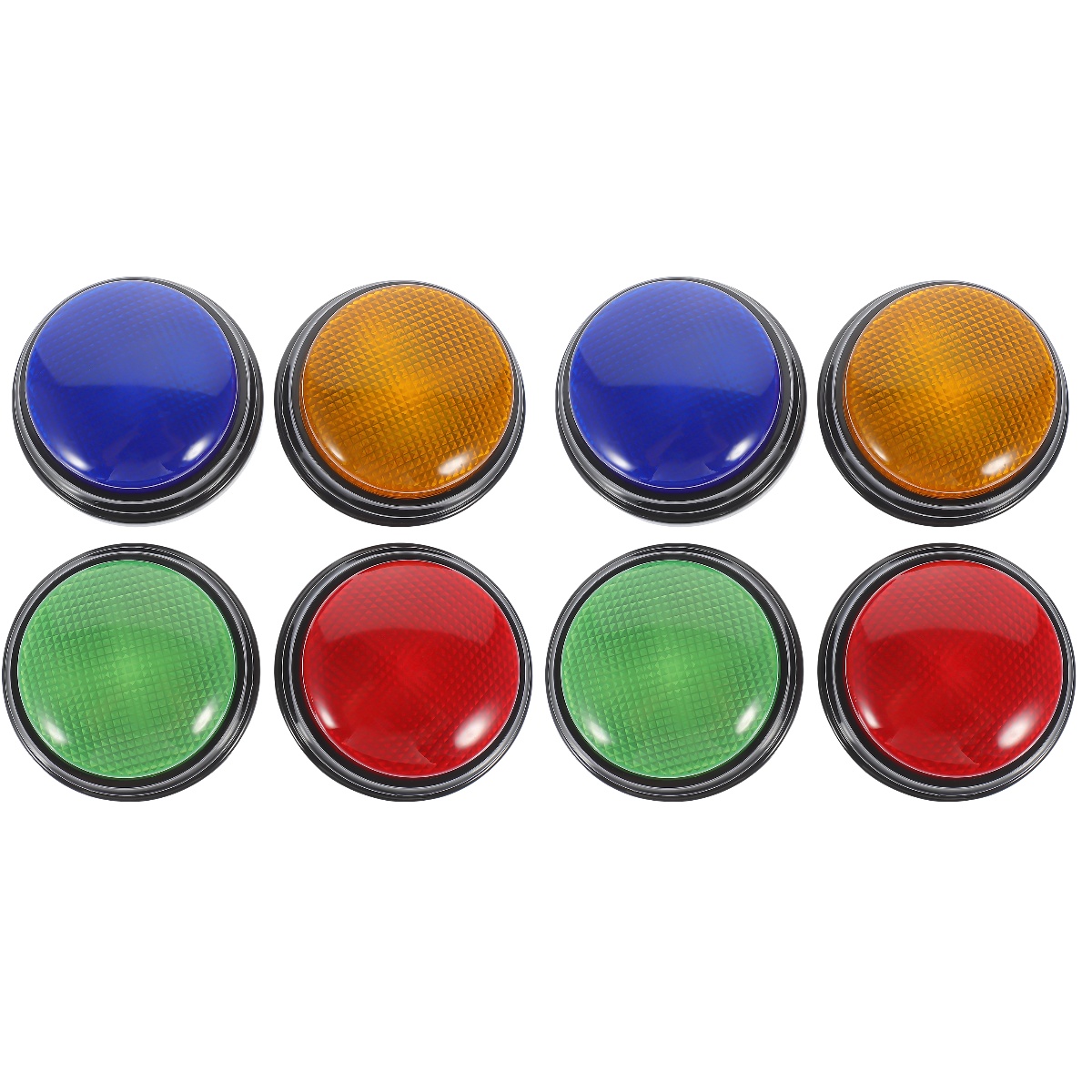 Masteelf 8 pcs Sound Button Party Game Answer Buzzer Button with Light ...