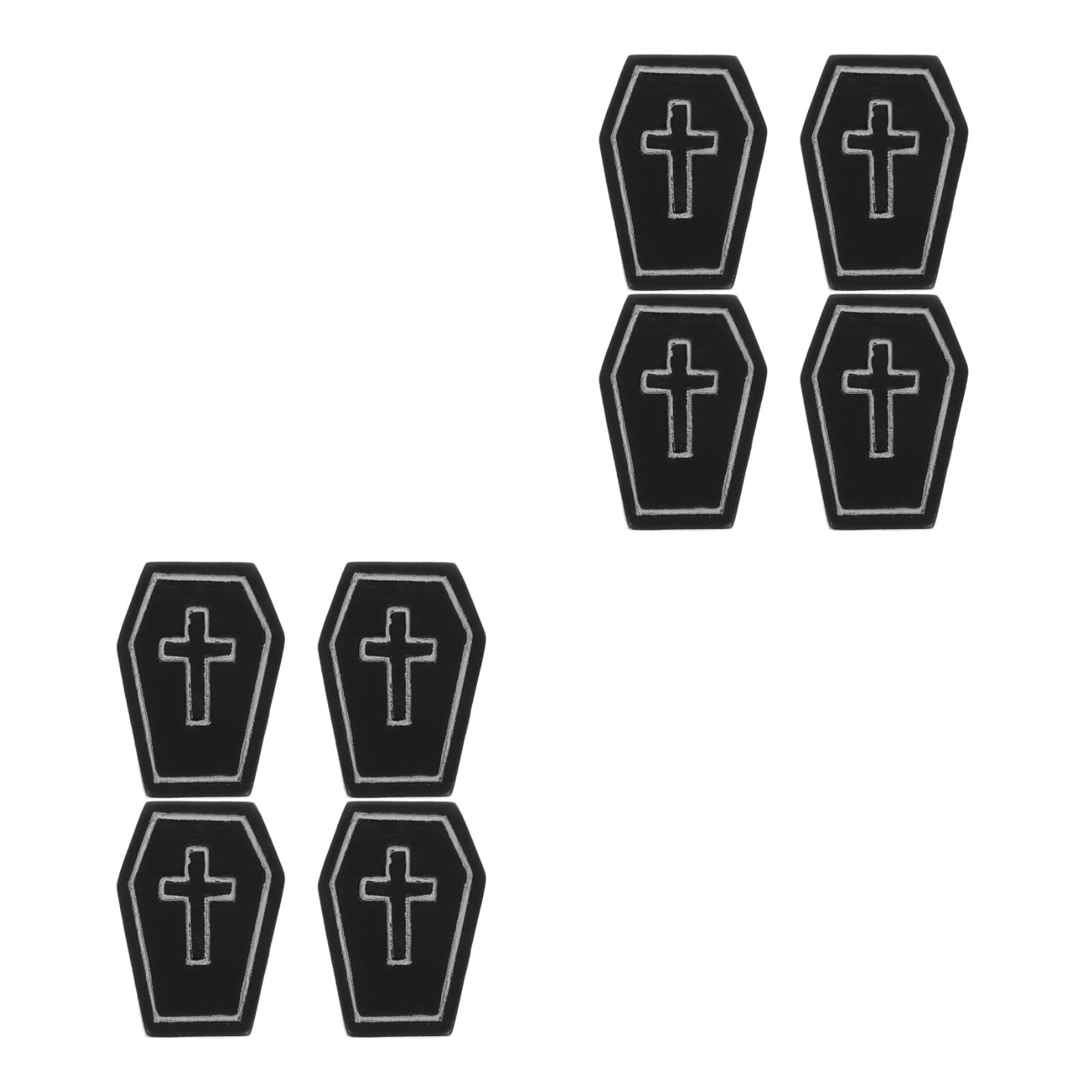 Masteelf 8 pcs Spooky Coffins Funny Mini Coffins Halloween Resin ...