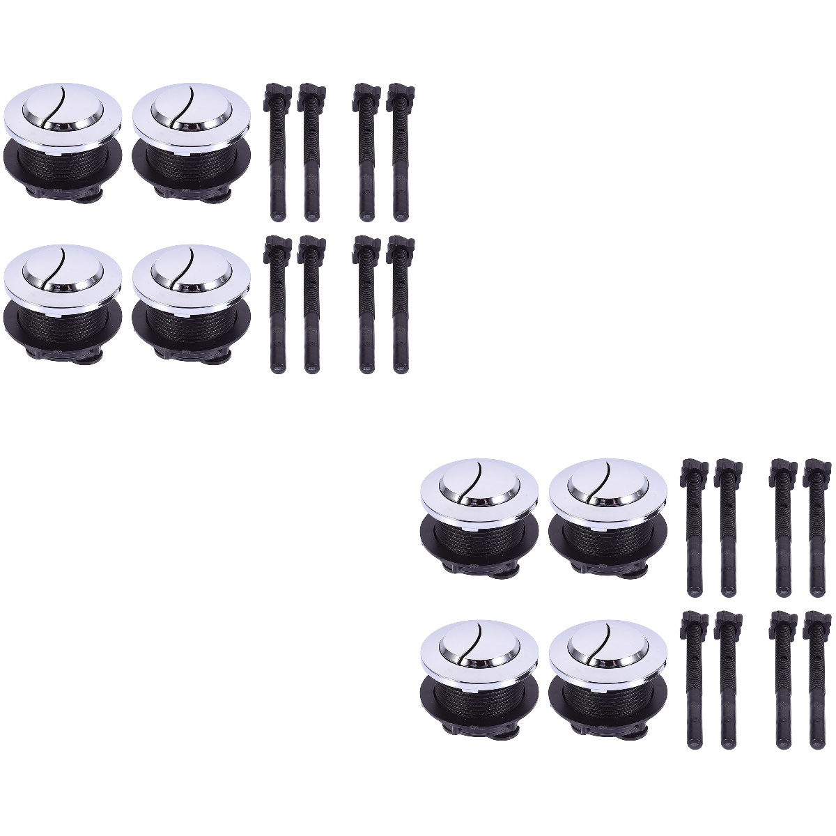 Masteelf 8 pcs Toilet Tank Buttons Toilet Pressing Valves Toilet Water ...