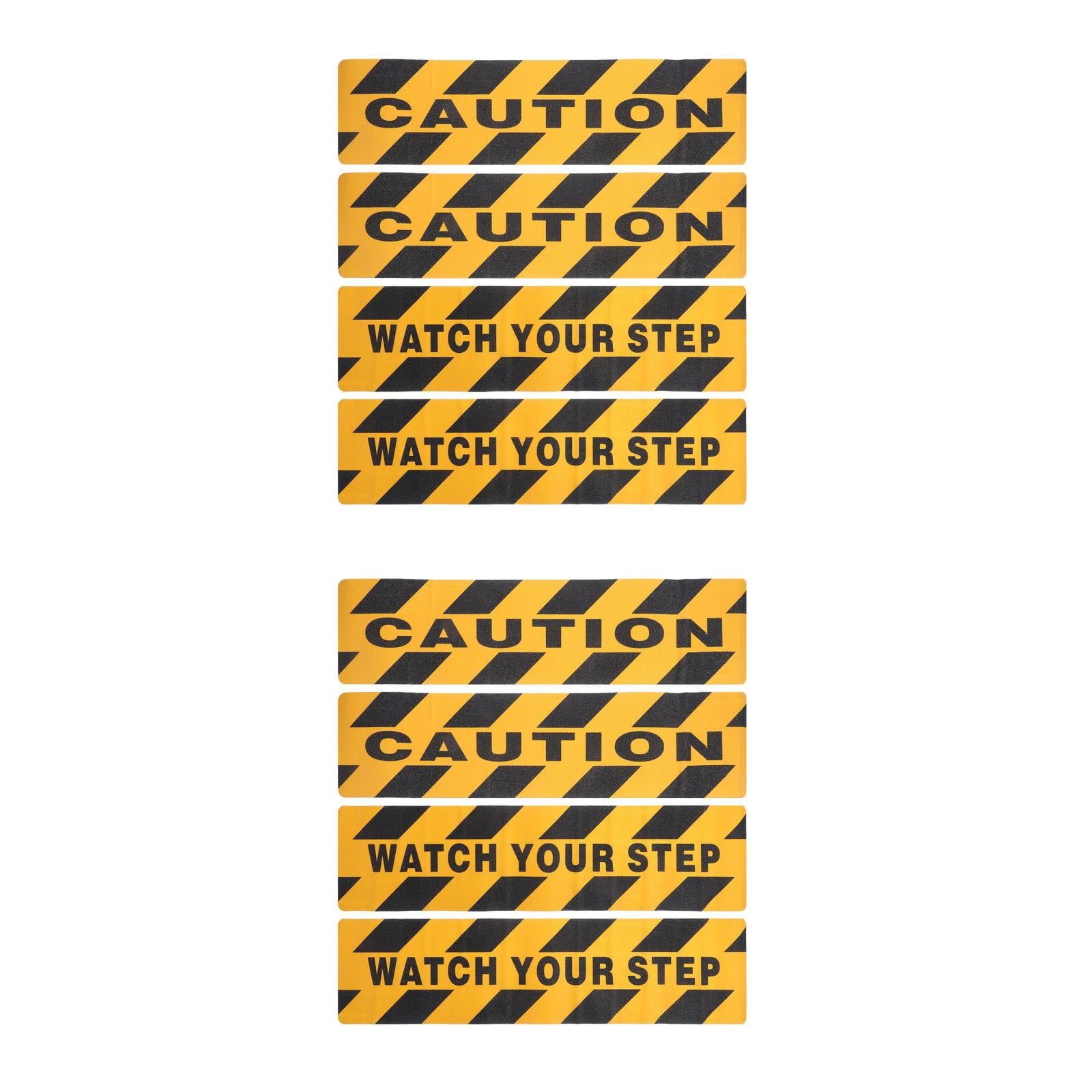 Masteelf 8 pcs Watch Your Step Caution Tape Non-Slip Stair Warning ...