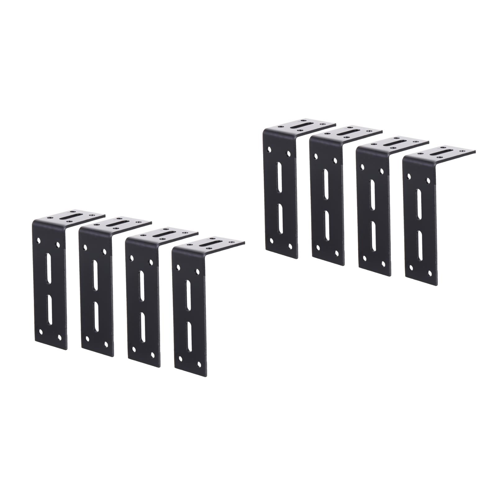 Masteelf 8 pcs Wood Shelves Furniture Cabinet Corner Bracket Right ...