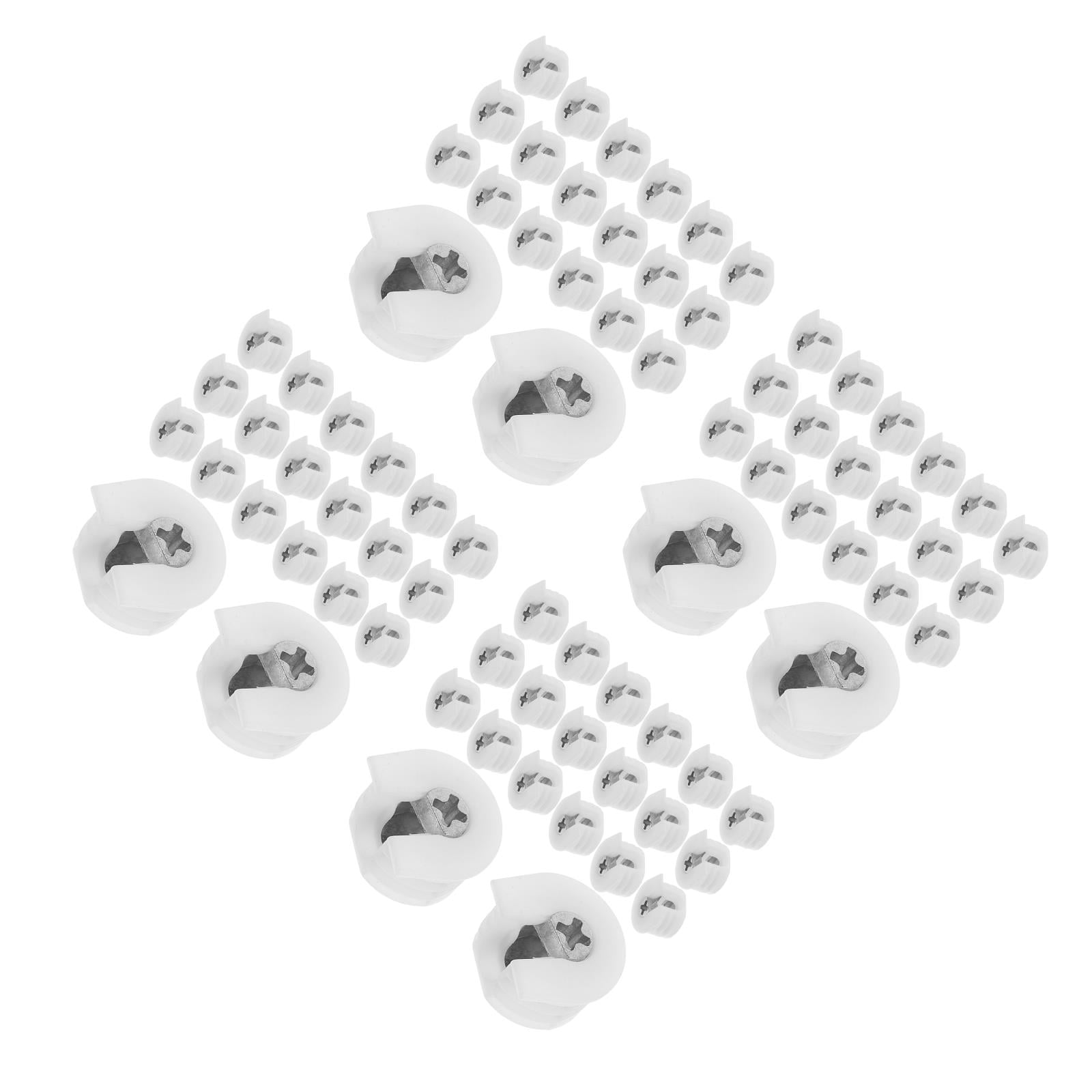 Masteelf 80 PCS Drawer Connector Cam Lock Bracket Pin Sectional ...