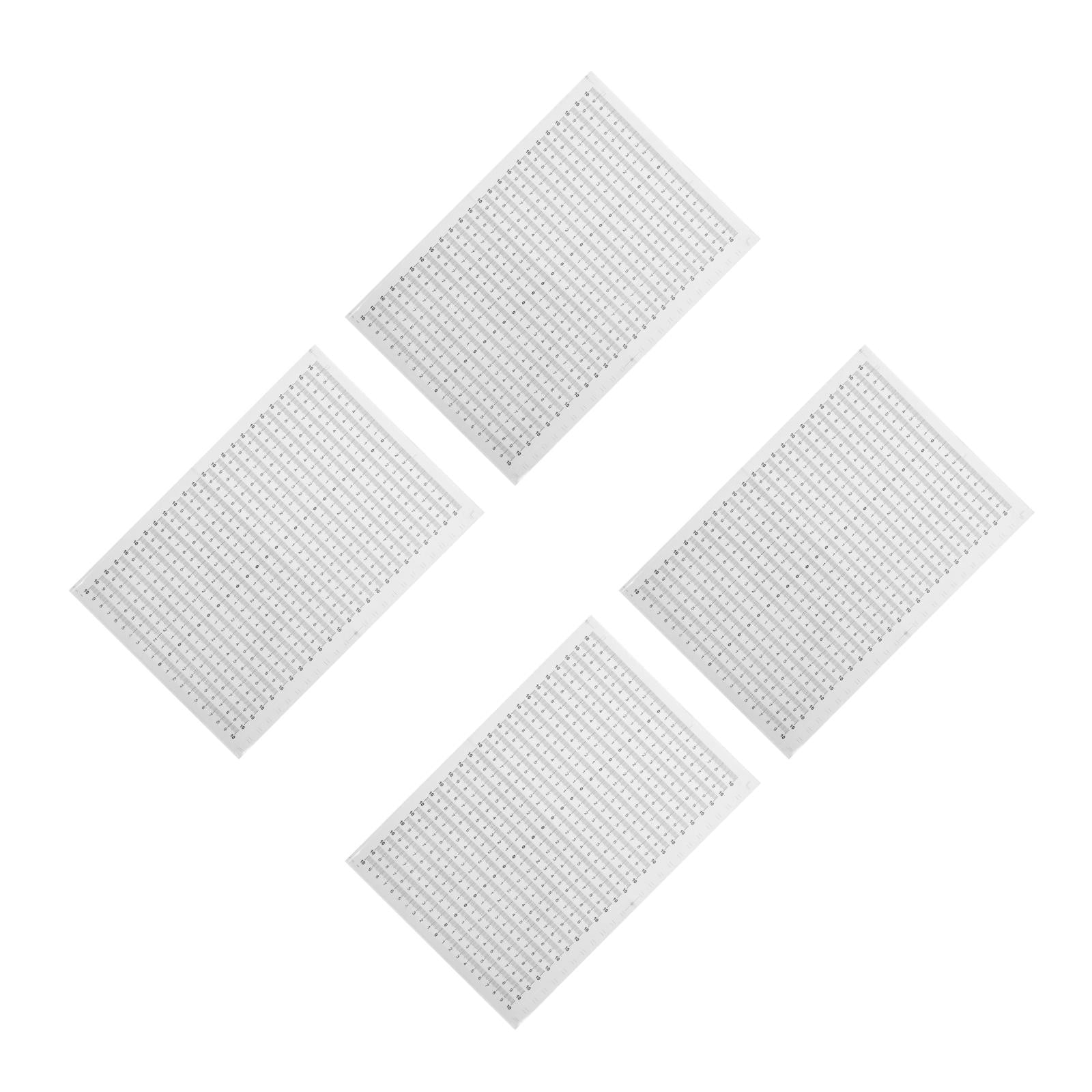 Masteelf 80 Pcs Adhesive Backed Measuring Tape for Drafting Table Scale ...