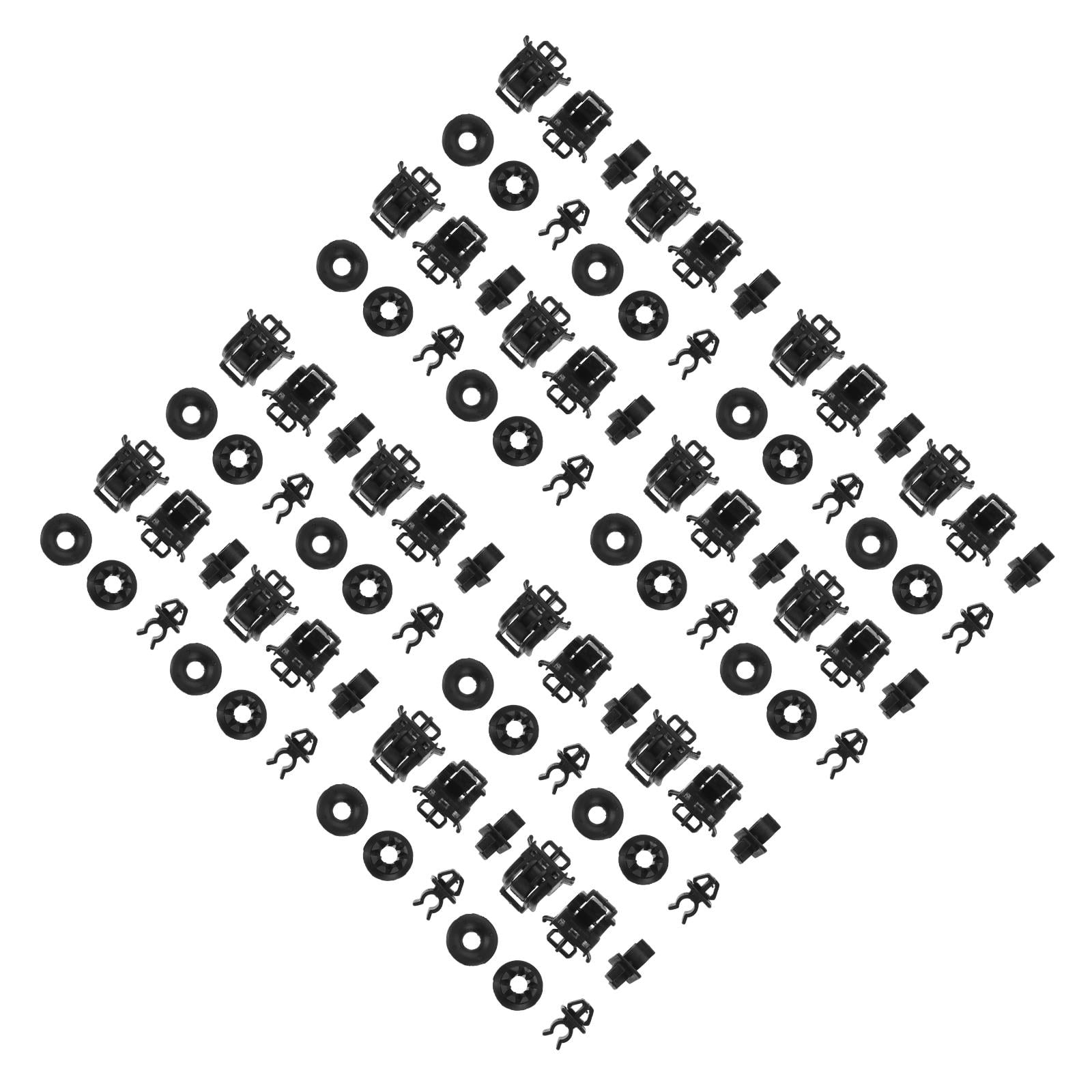 Masteelf 80 Sets Of Hood Support Prop Rod Holder Clip Plastic Car Hood ...