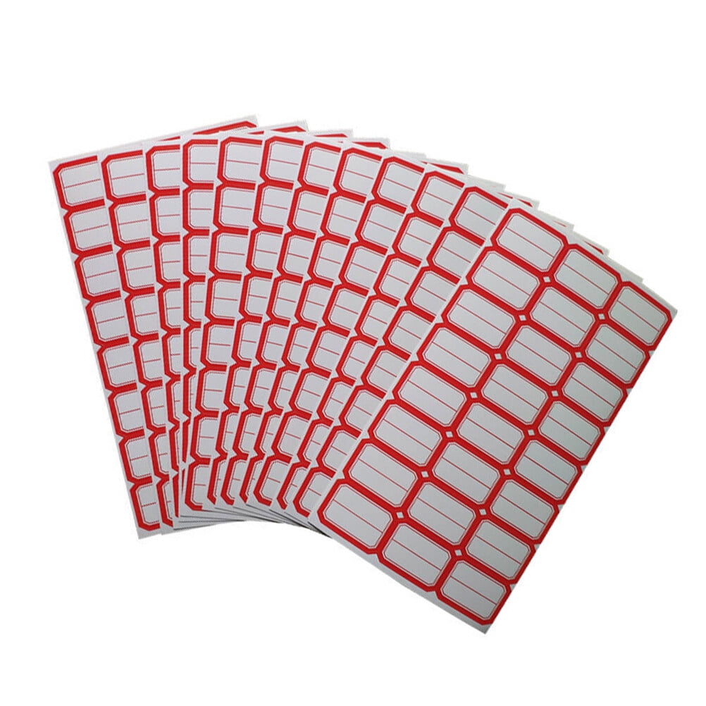 Masteelf 80 Sheets 24 Labels Per Sheet Paper Price Tag Name Tag ...