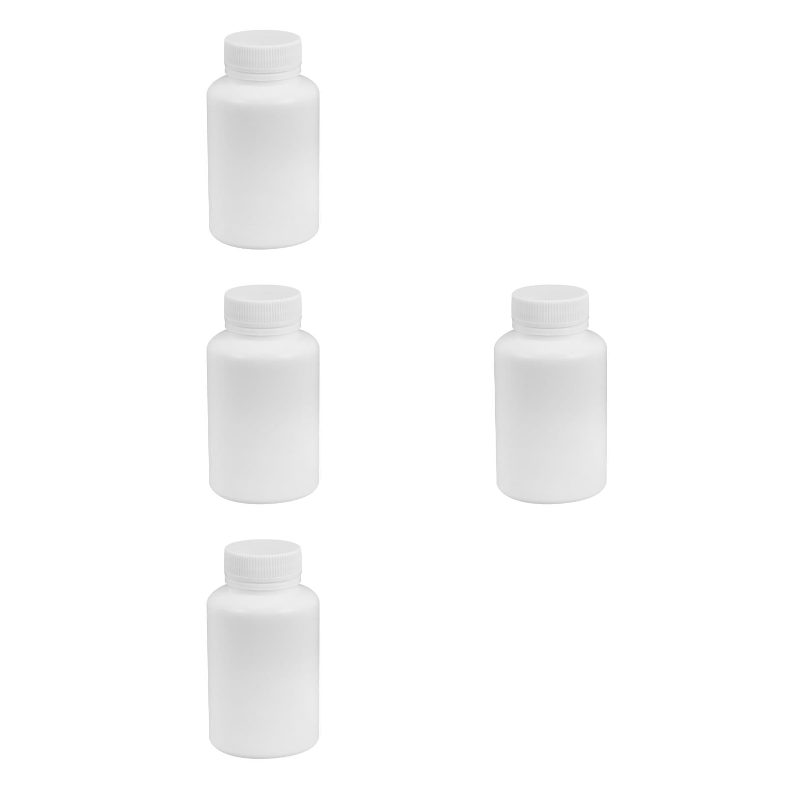 Masteelf 80 pcs Empty Medicine Pill Bottle White Plastic Vials with ...