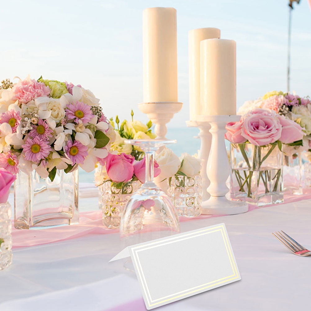 Masteelf 80pcs Table Place Cards For Weddings And Events Place Cards ...