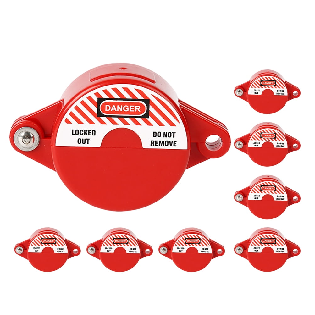 Masteelf 8PCS Valve Locking Device Outdoor Water Faucet Lock Gas Valve ...