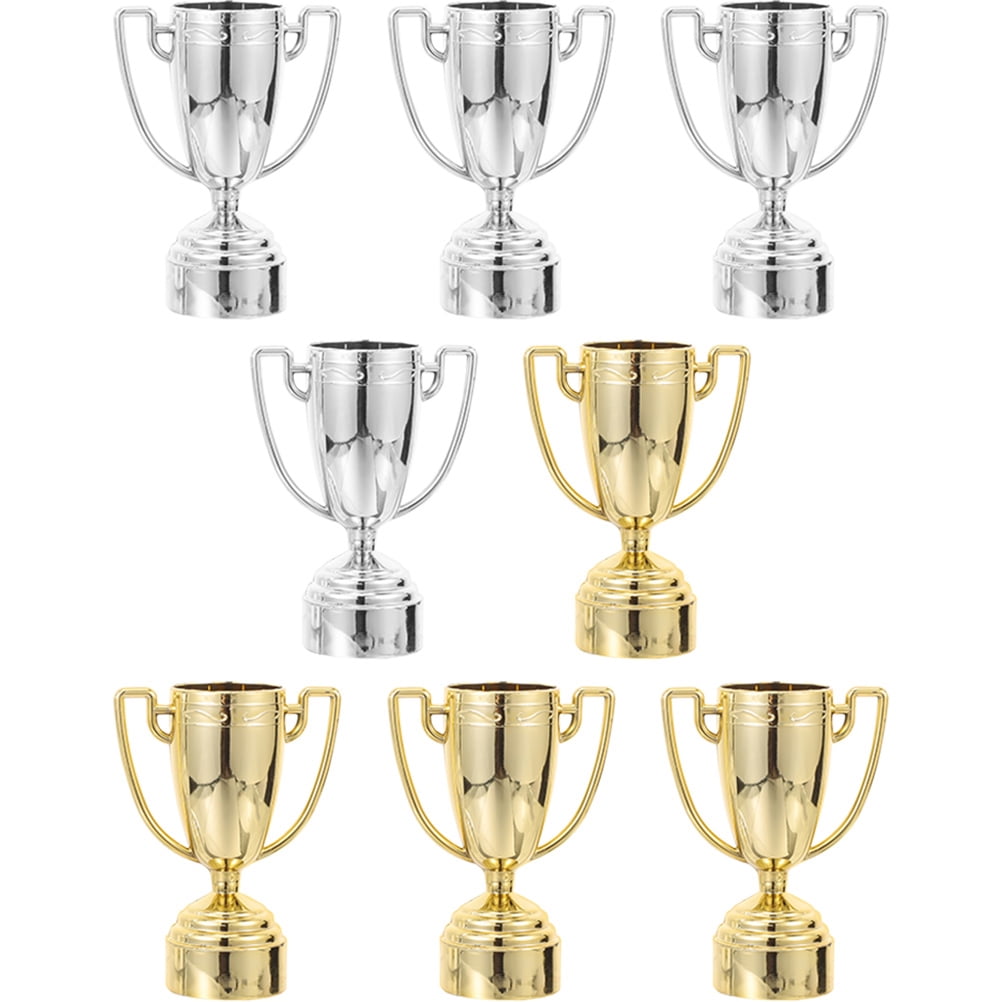Masteelf 8Pcs Silver Mini Trophy Award for Children Track and Field ...