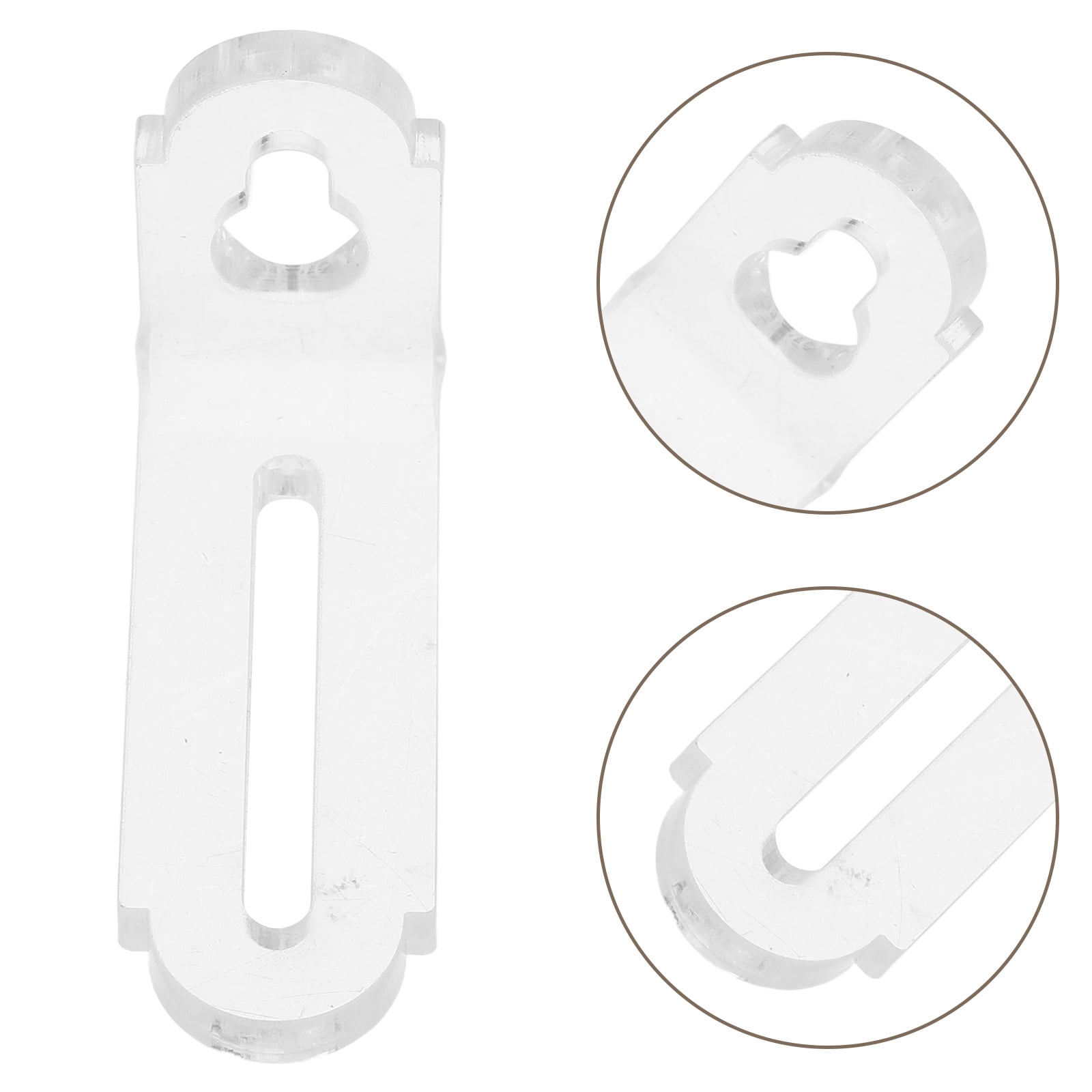 Masteelf 8pcs Acrylic Corner Brackets Decorative Corner Brackets Clear ...