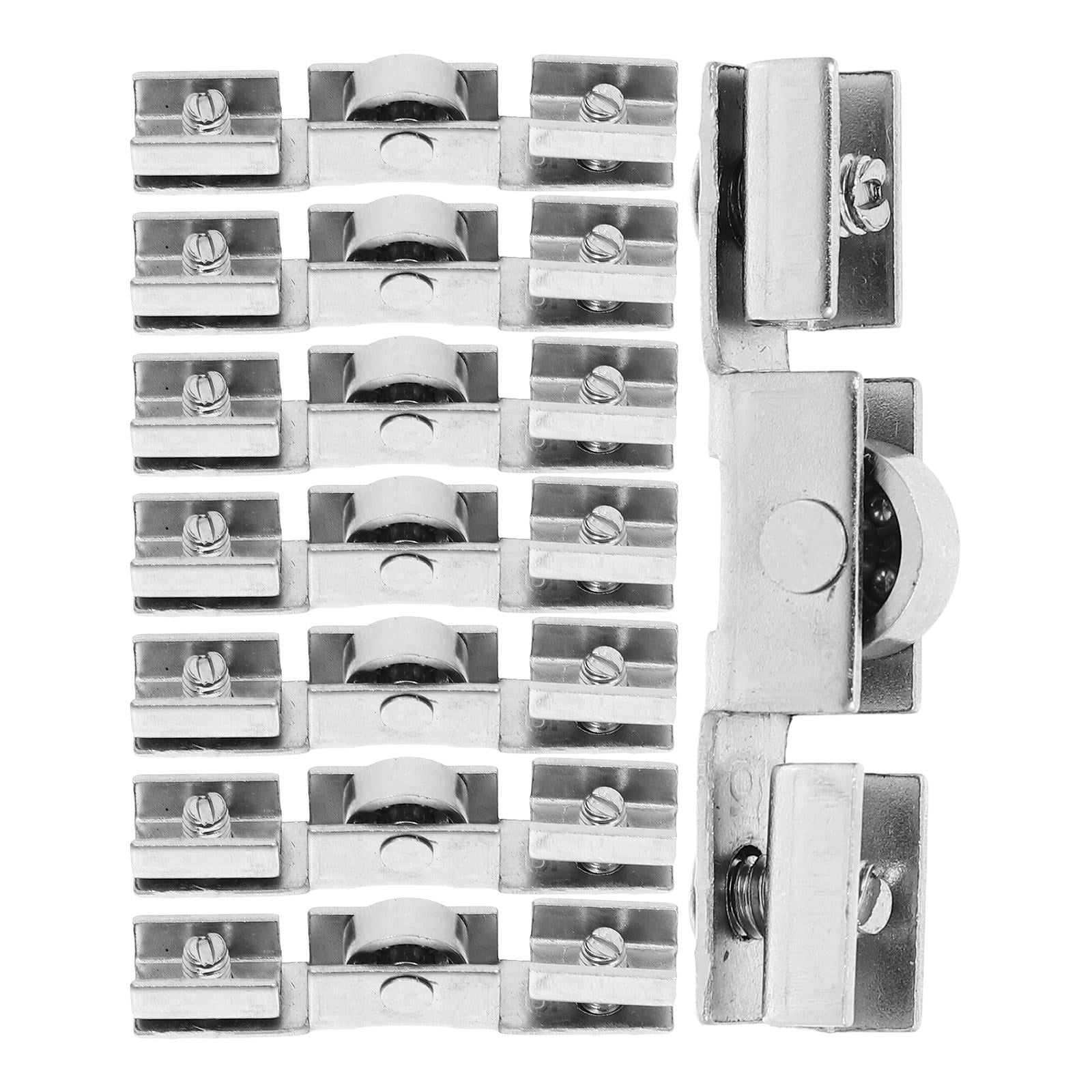 Masteelf 8pcs Glass Door Metal Sliding Roller Window Sliding Mute ...