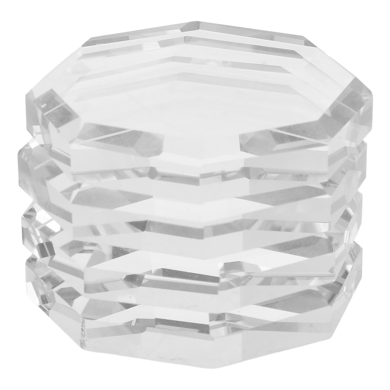 Masteelf 8pcs Glass Pattern Weights Octagon Clear Paperweights Tailor ...