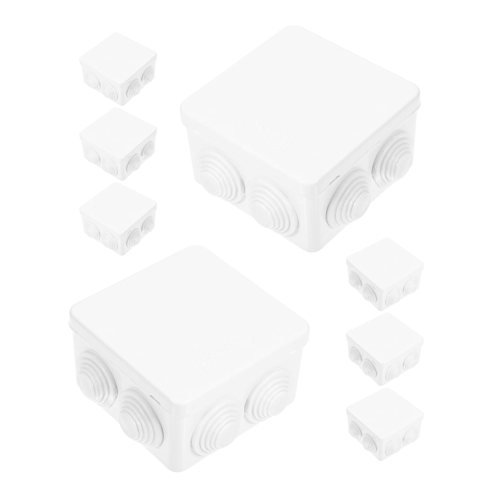 Masteelf 8pcs Outdoor Electrical Junction Box Waterproof Project Box ...