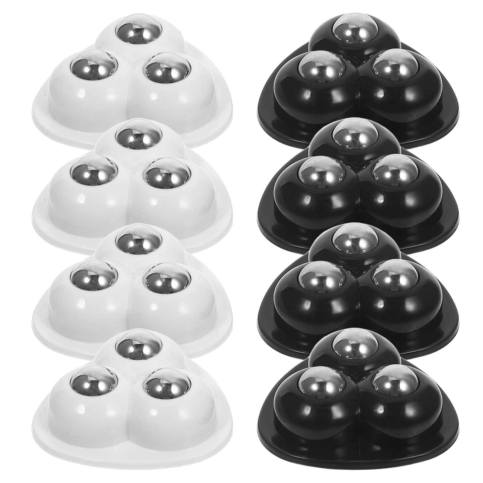 Masteelf 8pcs Self Adhesive Caster Wheels For Furniture Quiet Mini ...