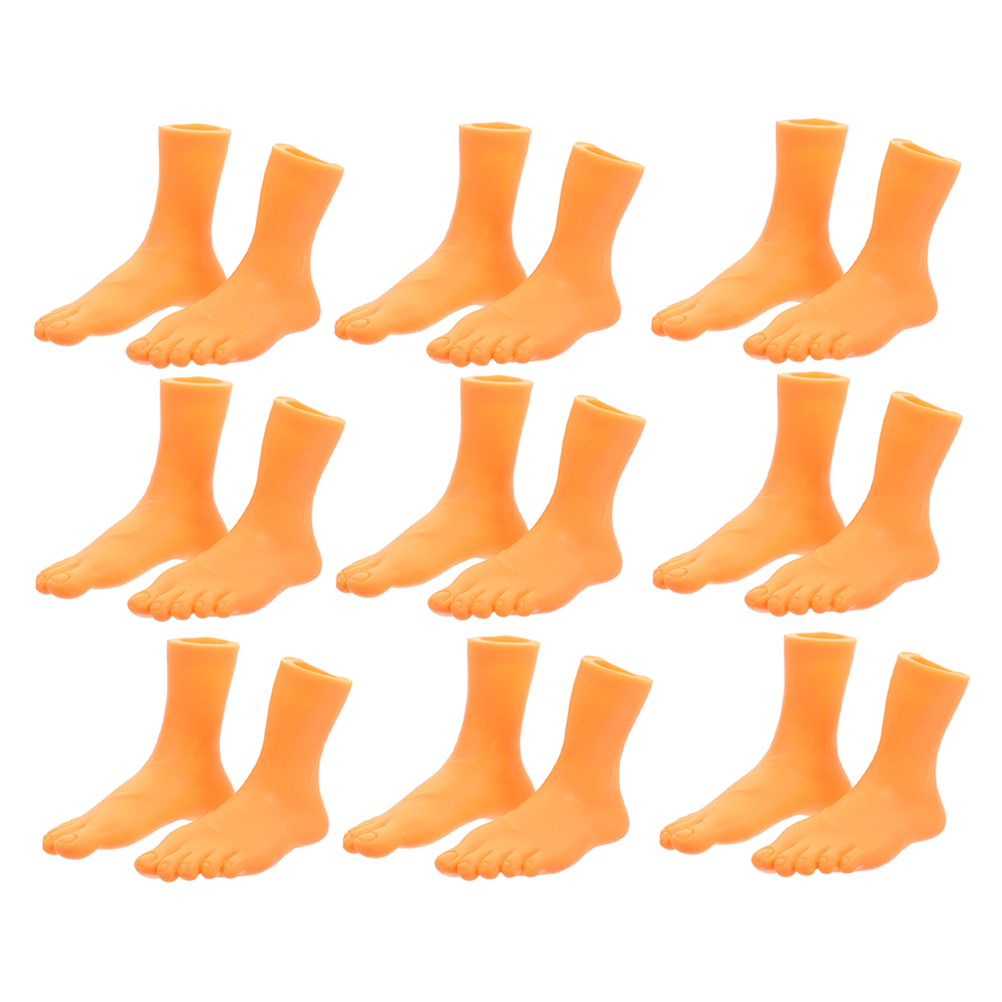 Masteelf 9 Pairs Tiny Feet For Fingers Funny Finger Puppets Feet Finger ...
