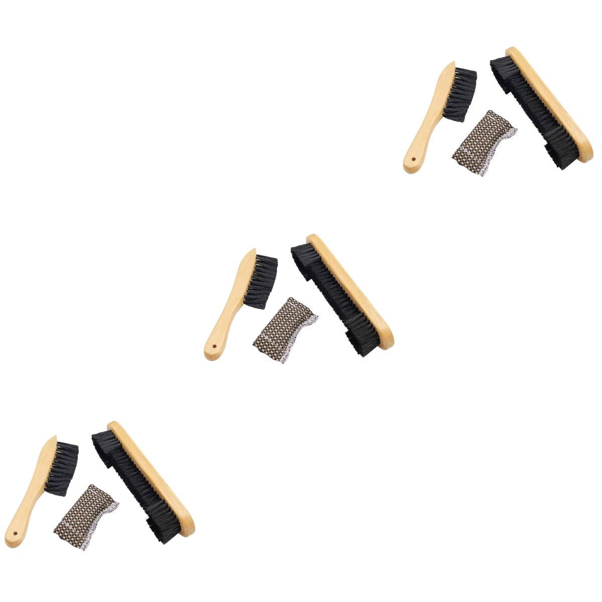 Masteelf 9 Pcs in 1 Set Billiard Table and Rail Brush Wooden Handle ...