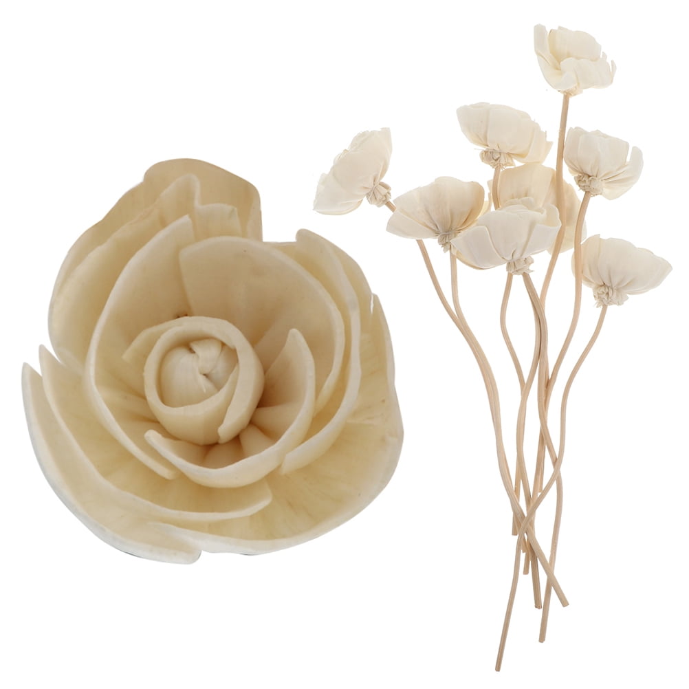 Masteelf 9 Pcs Aromatherapy Rattan Flower Diffuser Essential Oil ...